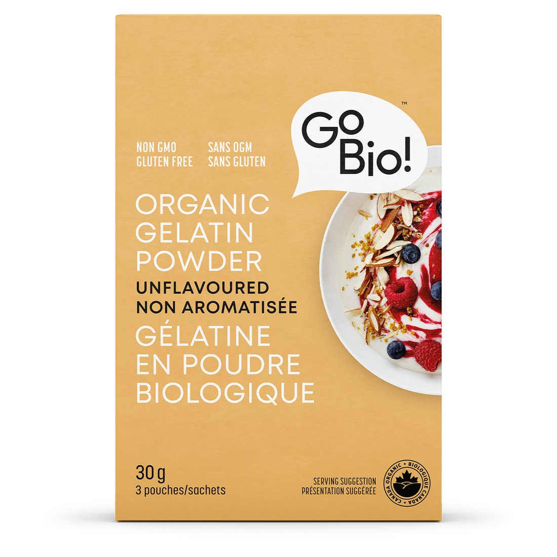 Organic Unflavoured Gelatin Powder - GoBio! Organics